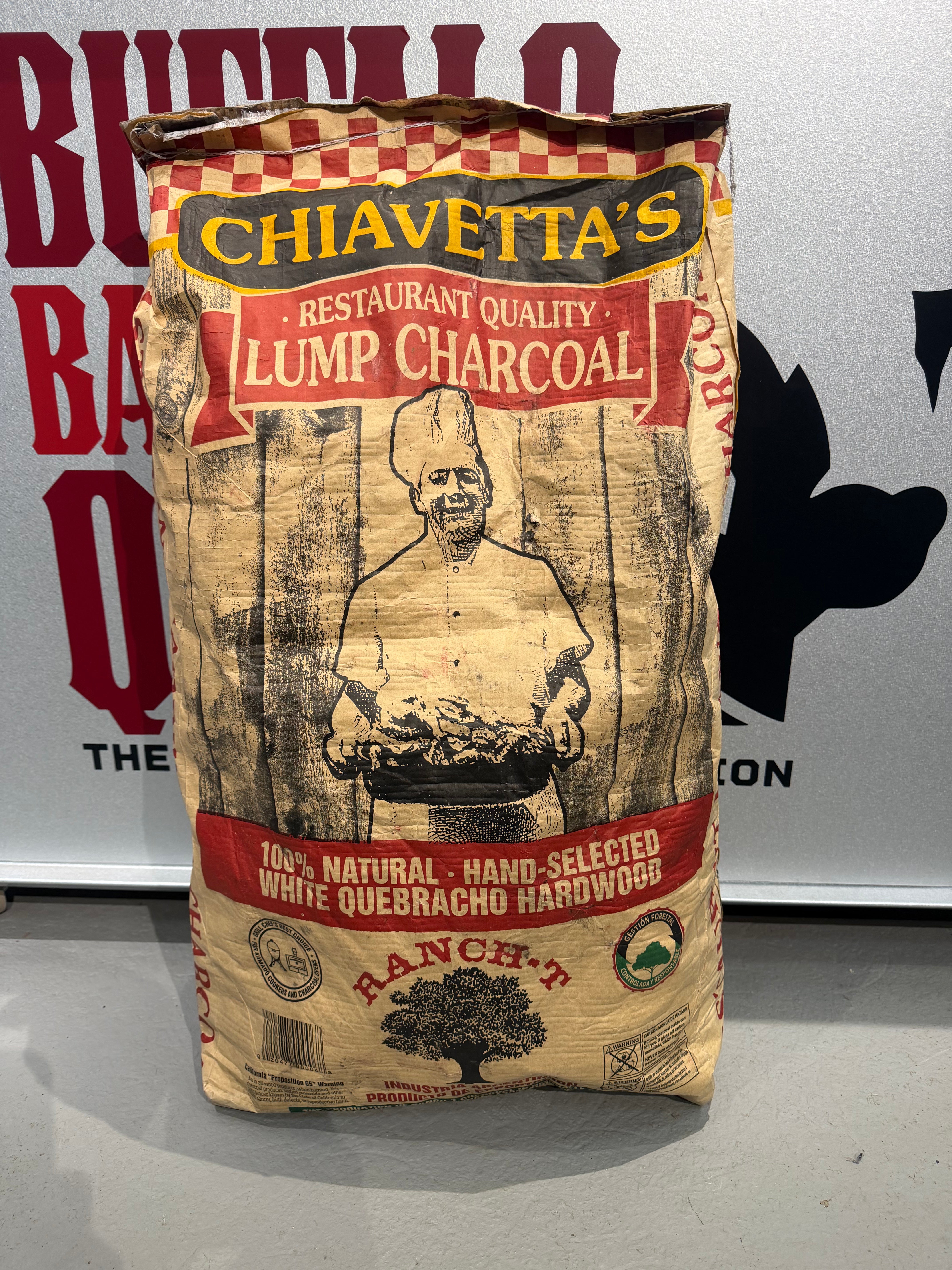 Chiavetta's - Lump White Quebracho Charcoal - 22 lb – Buffalo Barbecue ...
